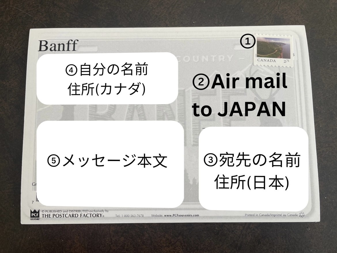 【ポストカード】カナダから日本へ、ポストカードの書き方と注意点を解説。 Hss／hsp Meg Blog